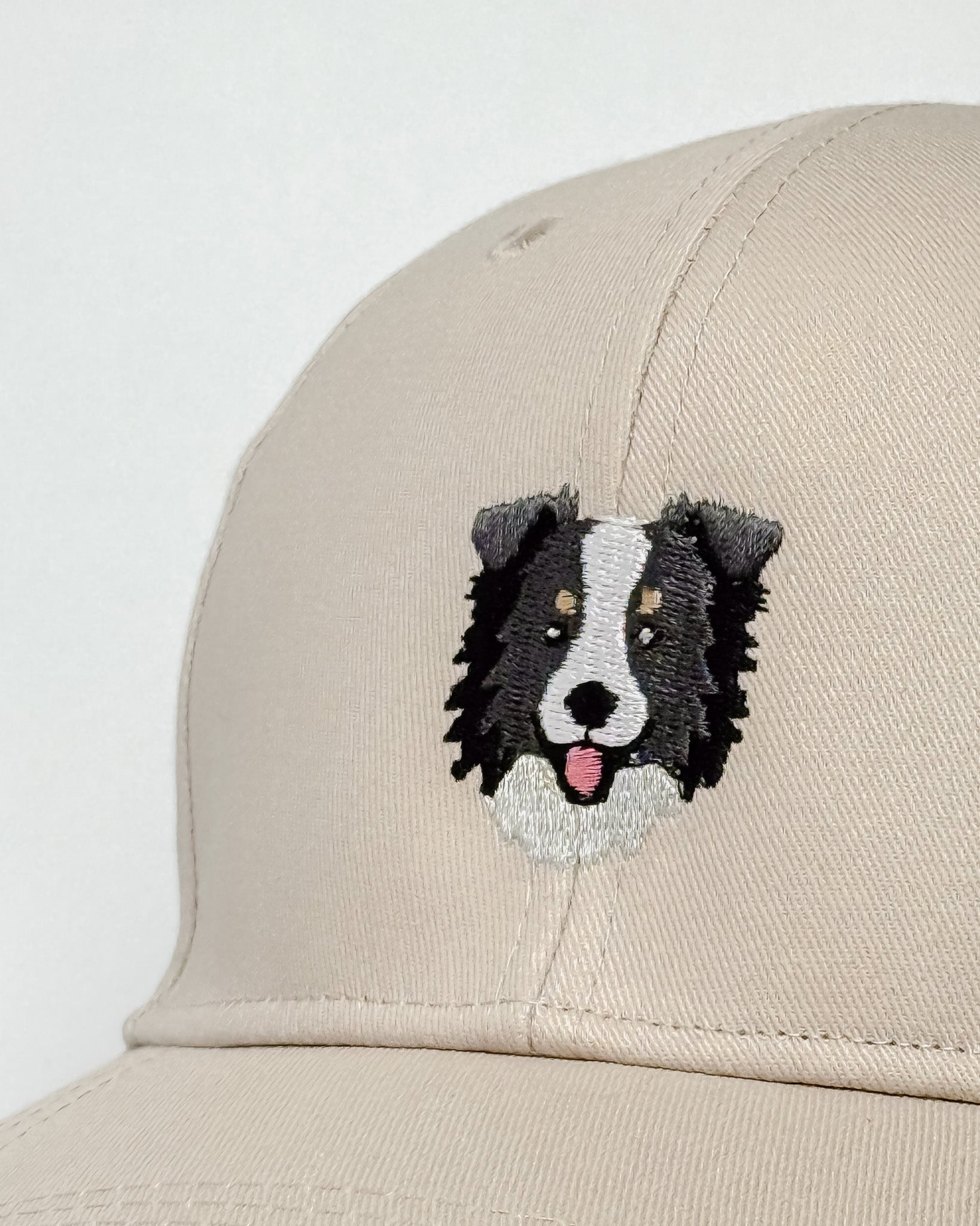 Border Collie Embroidered Cap – Hachiko Basic Cap